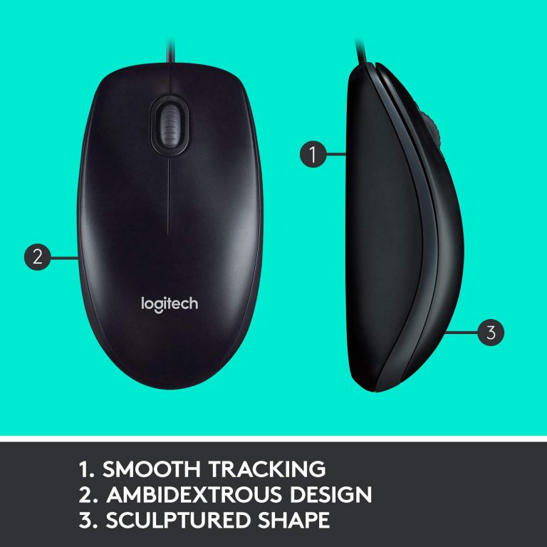 Logitech MK120 Wired Combo Keyboard Mouse - i7 Solutions